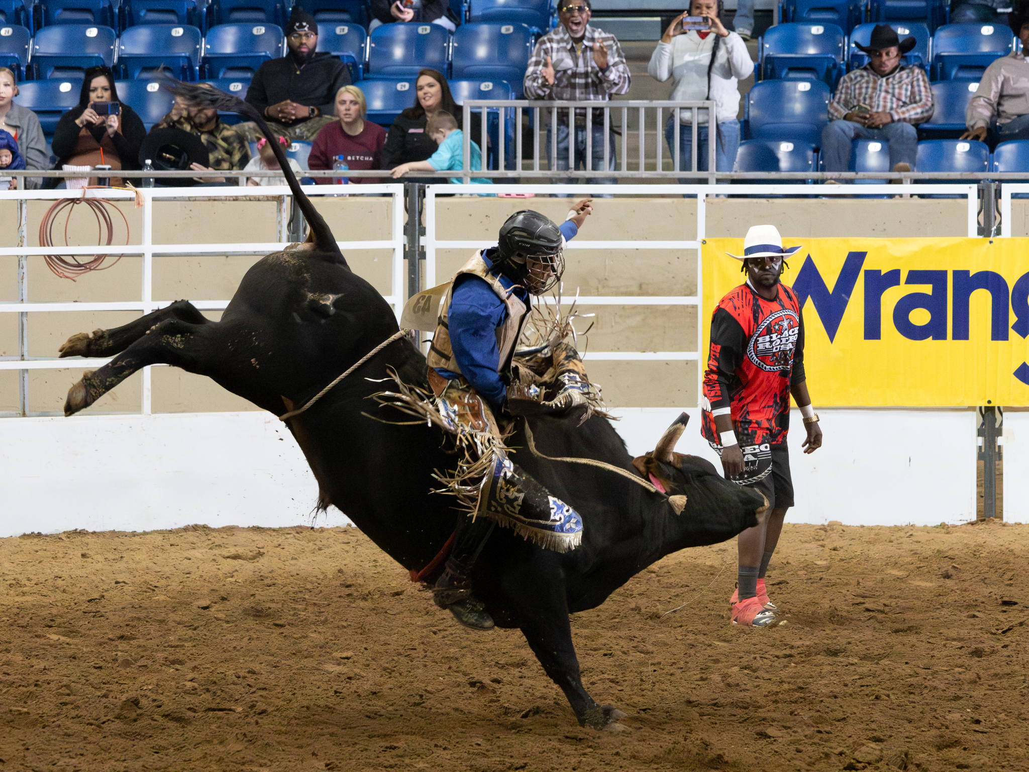 Bumping bass, bucking bulls: A night at Tulsa’s Black rodeo